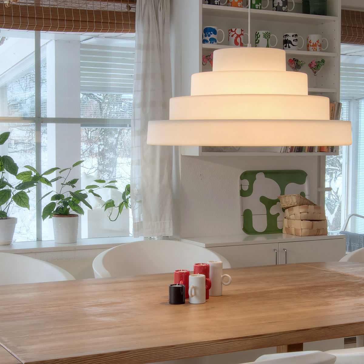 Cake pendant lamp white - Studio Eero Aarnio Shop